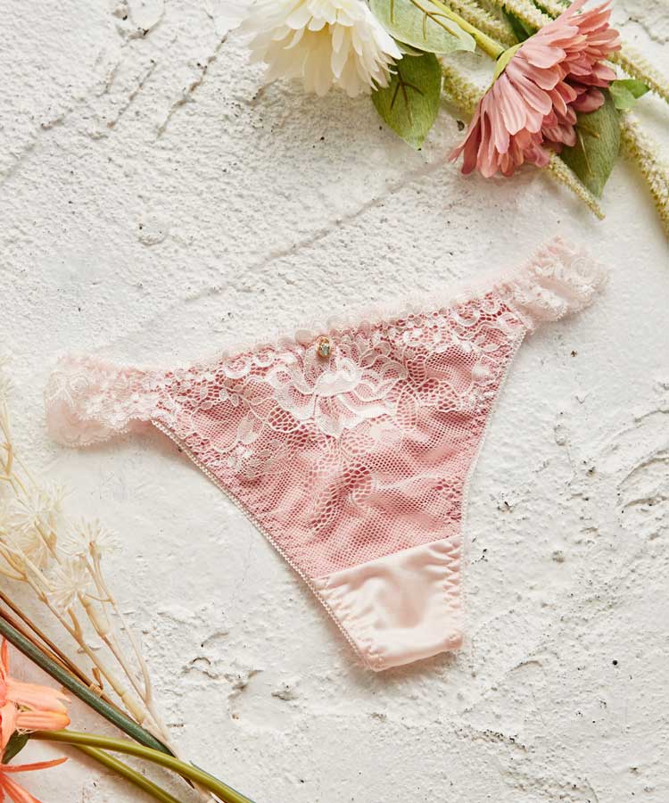 【northerly bra フィットシリーズ 谷間メイク】カシュクールレースモールドTバックショーツ M 【northerly】｜San ...