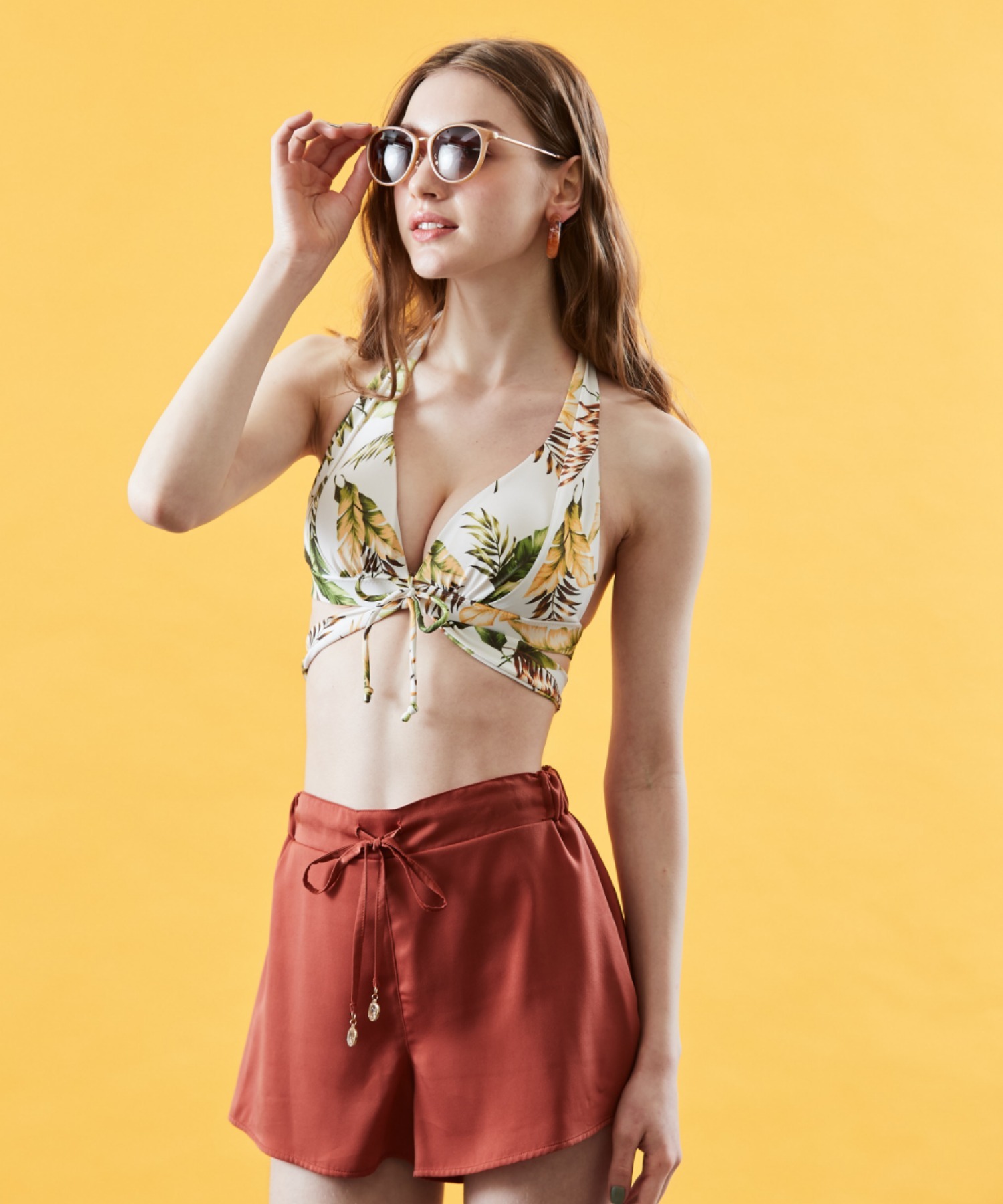 【梅田HEPFIVE店】水OK！マットサテンショートパンツ - 日本最大級の水着が揃うAi（アイ）スクウェア