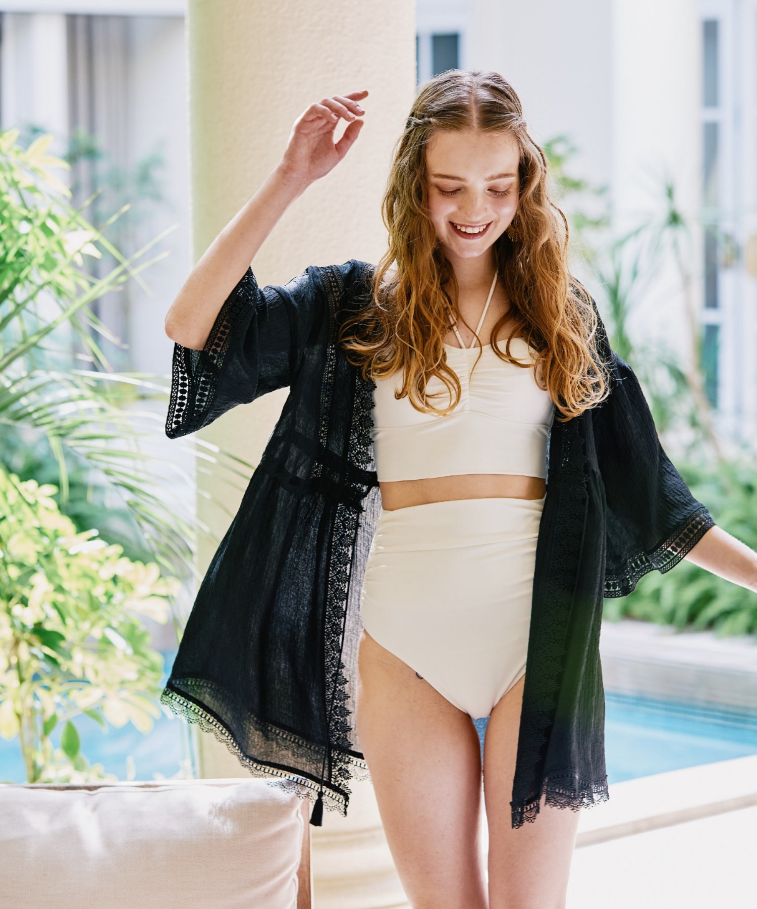 【梅田HEPFIVE店】水OK！レースガウン - 日本最大級の水着が揃うAi（アイ）スクウェア