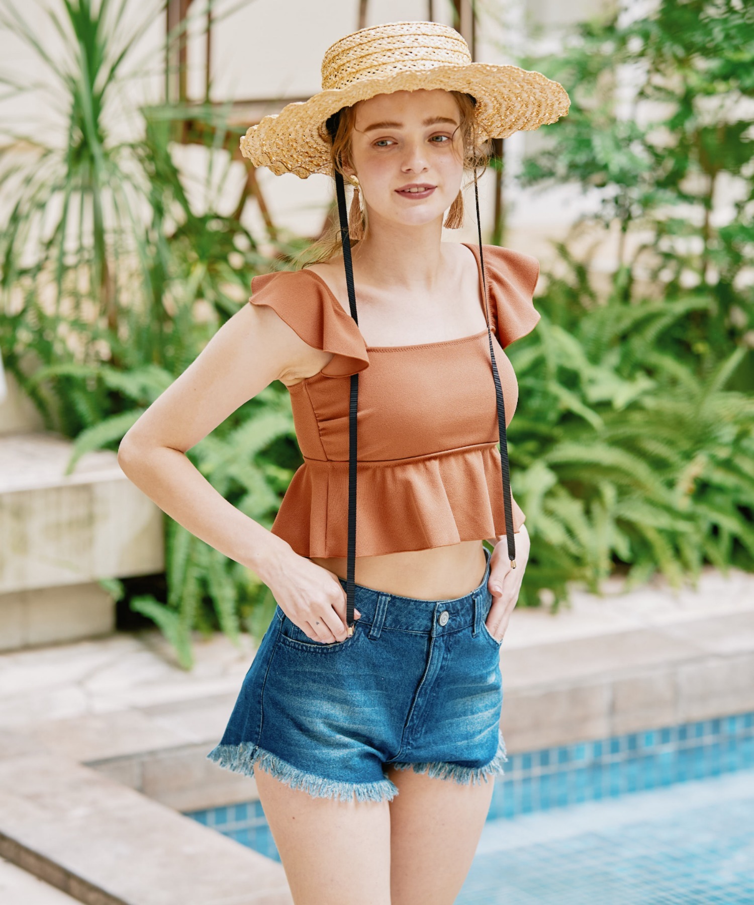 【梅田HEPFIVE店】水OK！ビーチデニム♡ - 日本最大級の水着が揃うAi（アイ）スクウェア